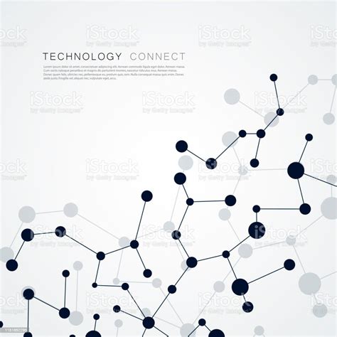 벡터 라인과 도트 연결 과학 및 기술 배경입니다 분자 소셜 미디어 디지털 및 추상 구조 0명에 대한 스톡 벡터 아트 및 기타 이미지 Istock