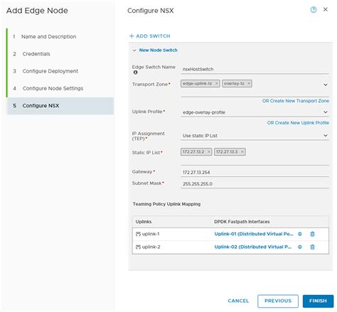 Deploy Nsx Edge Appliances Dell Networking Smartfabric Services Deployment For Vmware Nsx T 3