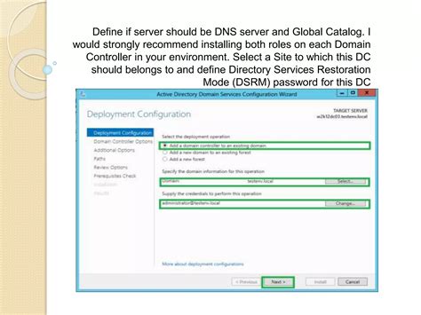 Dc Domain Controller Pptx