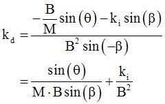 Analytical Method For Solving For Kp And Kd