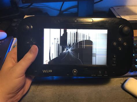 So I Turned On My Wii U Gamepad After Some Time And Was Treated With This Is There Anyway I