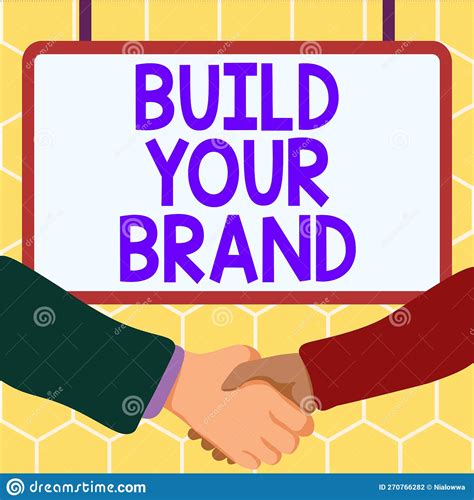 Writing Displaying Text Build Your Brand Internet Concept Make A
