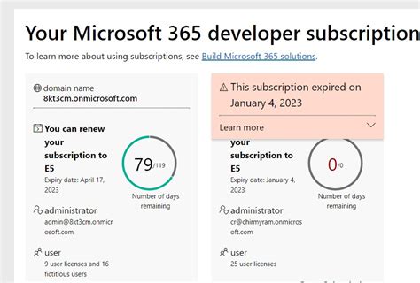 e5 subscription validity date is incorrect microsoft qanda
