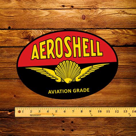Shell Aeroshell Gasoline 12 Pump Decal Pogos Garage