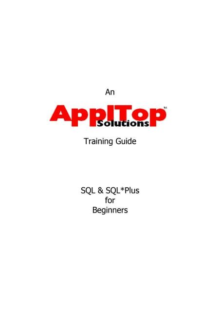 Sql Related Arithmetic And Logical Operator Ppt