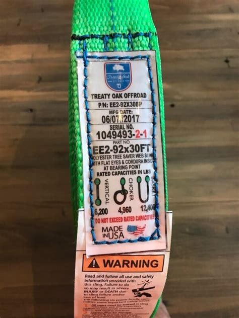 Sos Static Recovery Strap Switchback Outdoor Saftey