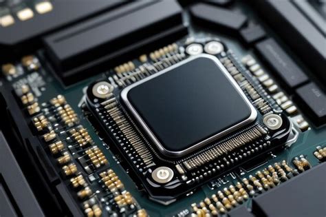 Premium Photo Central Computer Processors Cpu Macro