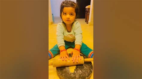 Nyra Making Roti For Aunty Cooking Youtube