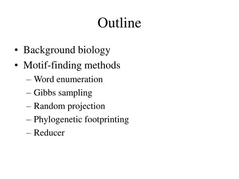 Ppt Motif Finding Powerpoint Presentation Free Download Id4140557