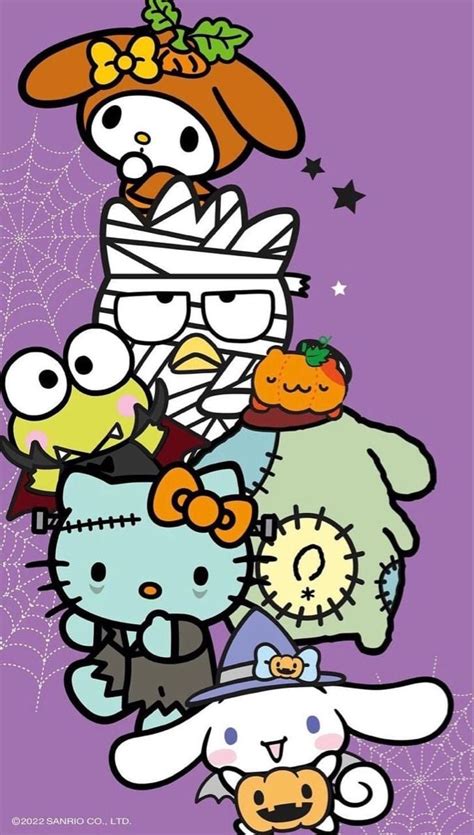 Hello Kitty Friends Halloween Wallpapers Wallpaper Cave