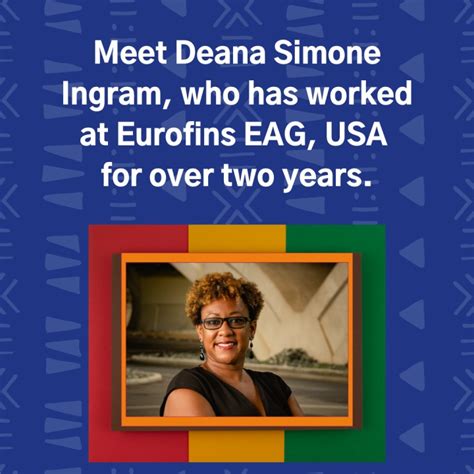 Eurofins Eag Laboratories On Linkedin We Are Happy To Have Deana Simone Ingram Mba As A Part