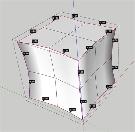 Subd How To Get This Result Deformed Rounded Cube Extensions
