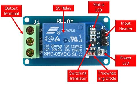 Channel Relay Module Arduino Datasheet Specifications Pins And Wiring