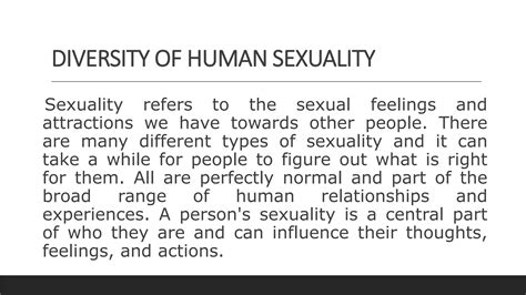 Sexuality In Different Forms And Types Pptx