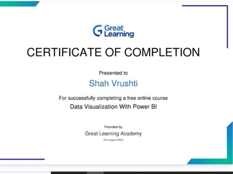 Vrushti Shah On Linkedin Powerbi Certification Dataanalytics