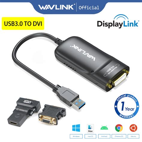 Wavlink USB To DVI External Video Card Graphic Display Adapter Supports P Resolution For