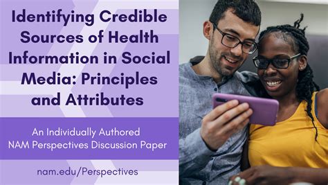Identifying Credible Sources Of Health Information In Social Media Principles And Attributes Nam
