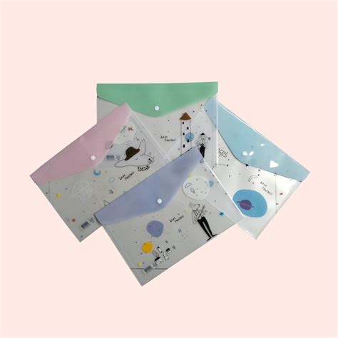 ซื้อ299 ลด60โค้ดucoitr08 ลดค่า แฟ้มเอกสาร แฟ้มกระดุม A4 พิมพ์ลายแฟนซี การ์ตูน น่ารัก นำเข้า