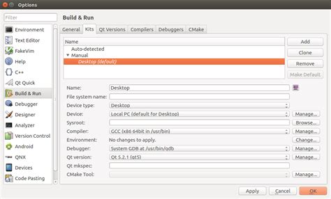 Qt No Valid Kits Found Although A Kit Exists Ask Ubuntu