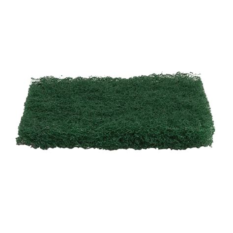 Heavy Duty Thick Green Scouring Pad Pack Of 10 Lime Sustainable