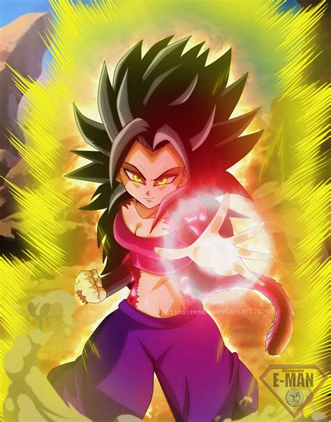 Ssj4 Caulifla By Ultimateeman On Newgrounds