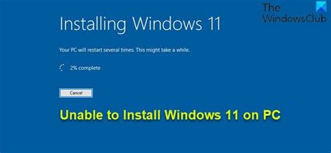 Windows 11 Wont Install Fix