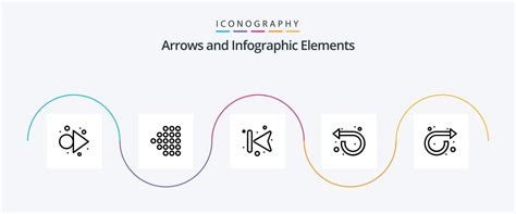 Arrow Line 5 Icon Pack Including Right Forward Back Arrow Repeat 19221253 Vector Art At Vecteezy