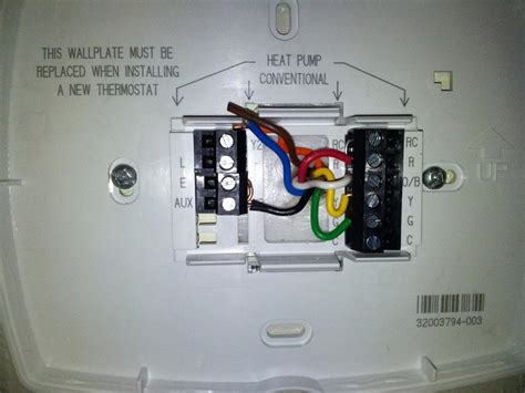 Thermostat Wiring Diagram Chart