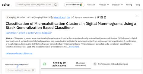 classification of microcalcification clusters in digital mammograms