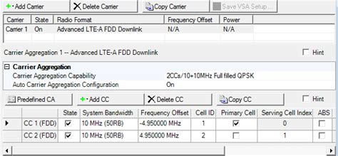 Carrier Aggregation Advanced Lte A Fdd Downlink