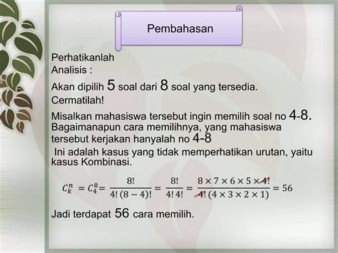 permutasi dan kombinasi pptx