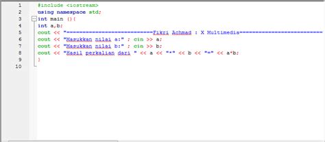 Fikri Achmad S Blog Contoh Codingan Dengan Menggunakan Code Blocks