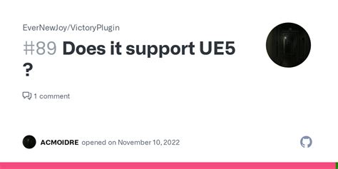 does it support ue5 · issue 89 · evernewjoy victoryplugin · github