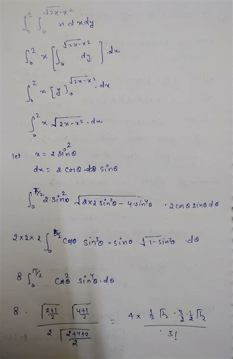 Double Integration