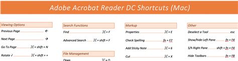 Acrobat DC Keyboard Shortcuts Right Angels And Polo Bears