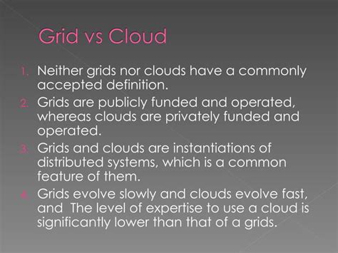 Cloud Computing Vs Grid Computing Ppt Cloud Computing Internet