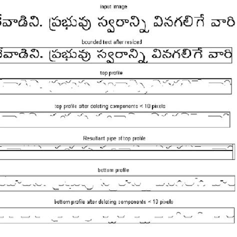 Sample Output Image Of Telugu Text Line Download Scientific Diagram