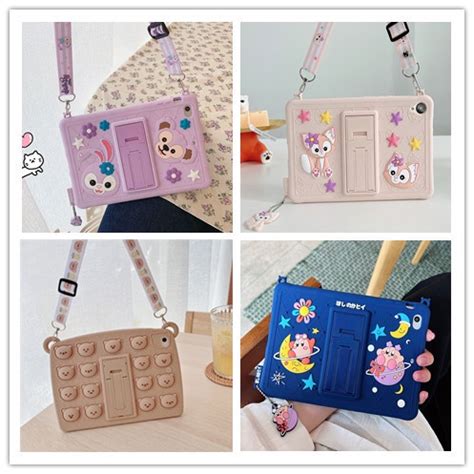 Case For Lenovo Tab P TB J F P Plus J F Inch Cute Cartoon Soft Glue Strap Star Pattern