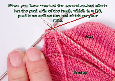 Two At A Time Socks On A Magic Loop The Heel Part 2 Knittting Crochet