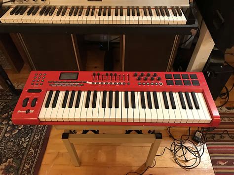 M Audio Axiom 49 Midi Controller Red Red Reverb