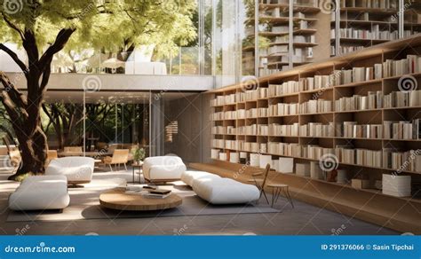 Timber Library Structures In A Parametric Design Generative Ai Stock