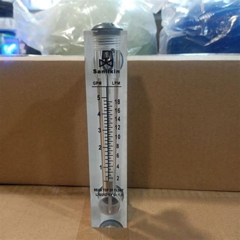 Jual Flow Meter 5 Gpm Flow Meter 18 Lpm Pendek Shopee Indonesia