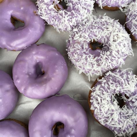 Ube Donuts With Coconut Glaze Artofit