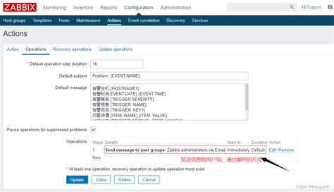zabbix4 0 动作 邮件告警 zabbix邮件告警 csdn博客