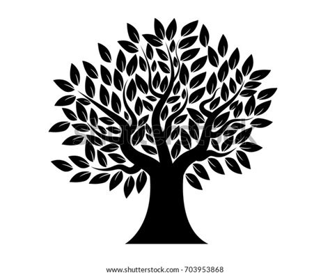 Wood Stencil Leaves Stock Vector Royalty Free 703953868 Shutterstock