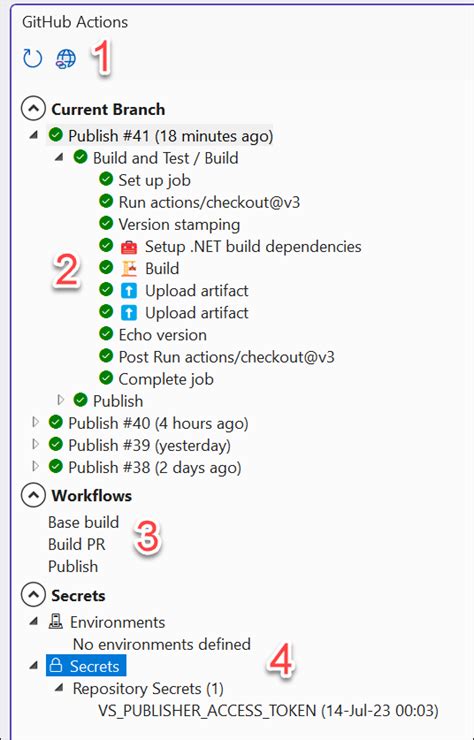 Monitor Your GitHub Actions In Visual Studio