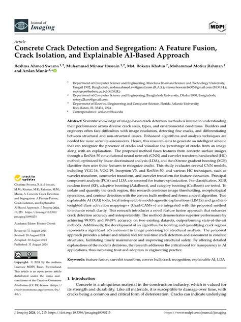 Concrete Crack Detection And S Pdf
