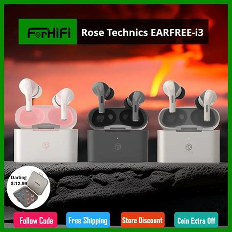 로즈 테크닉스 Earfree I3 노이즈 캔슬링 헤드셋 터치 컨트롤 이어버드 무선 헤드폰 방수 이어폰