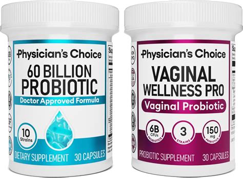 Physicians Choice Probiótico Vaginal 60 Mil Millones De Probióticos