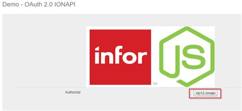 Github Gspagoniionapi Demo Oauth 20 Ionapi